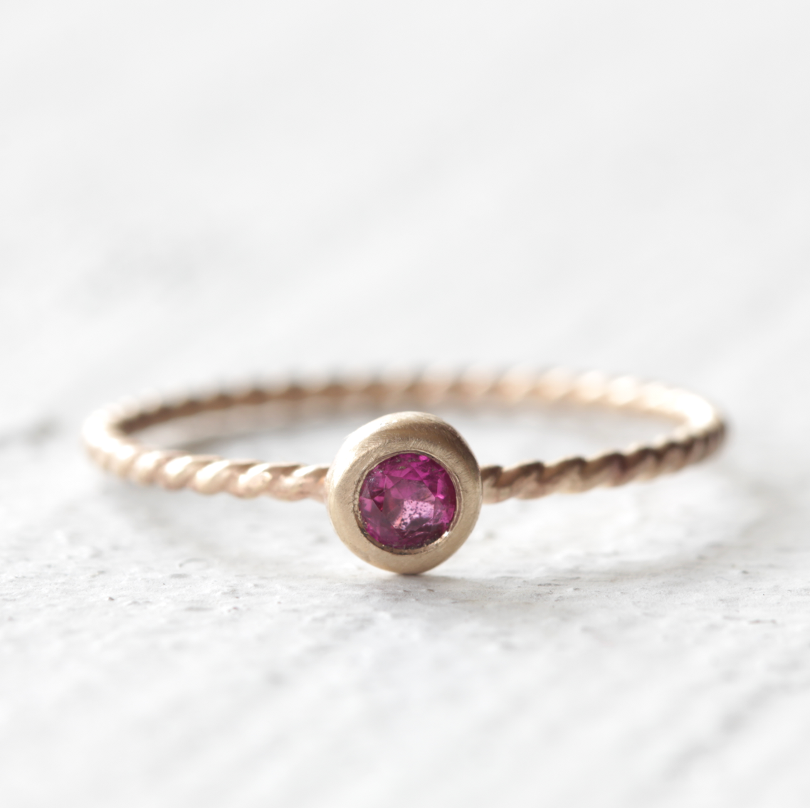 ruby birthstone ring gold