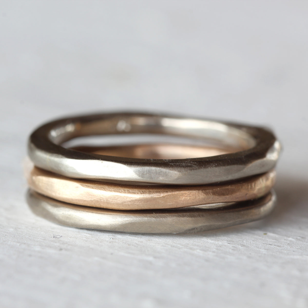 Rustic Solid Gold Ring – Praxis Jewelry